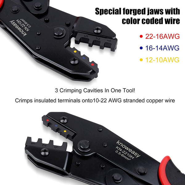 Heat Shrink Crimping Tool,Knoweasy Wire Crimper and Wire Crimping Tool ...